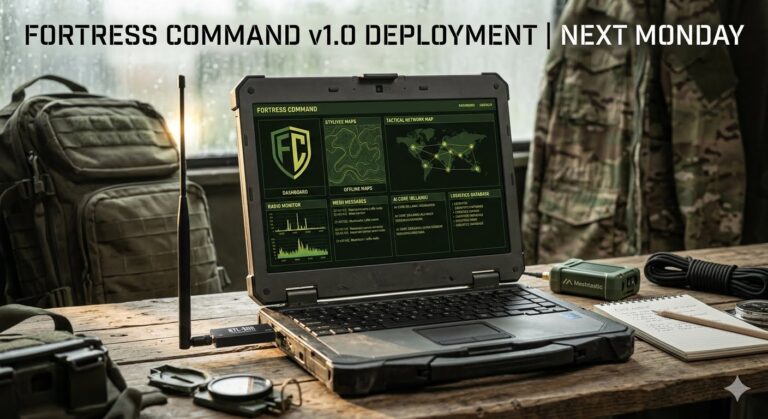 Drops Next Monday! – FORTRESS COMMAND